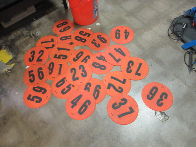 Used Gopher Number Markers - 1 Qty (assorted numbers) – cssportinggoods